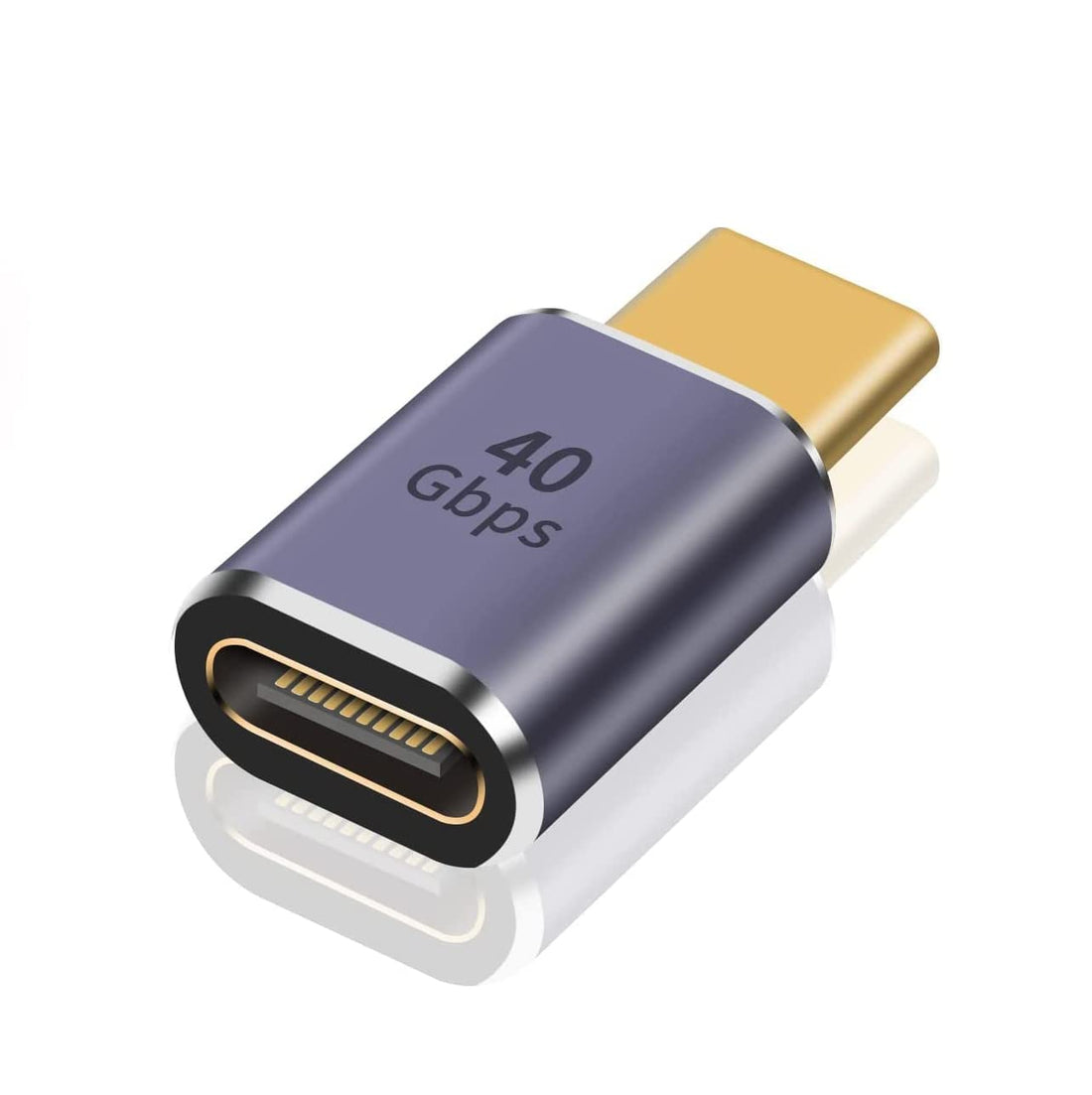 USB Type C Extender Adapter 40Gbps, Male to Female Extension Adapter 8 ...