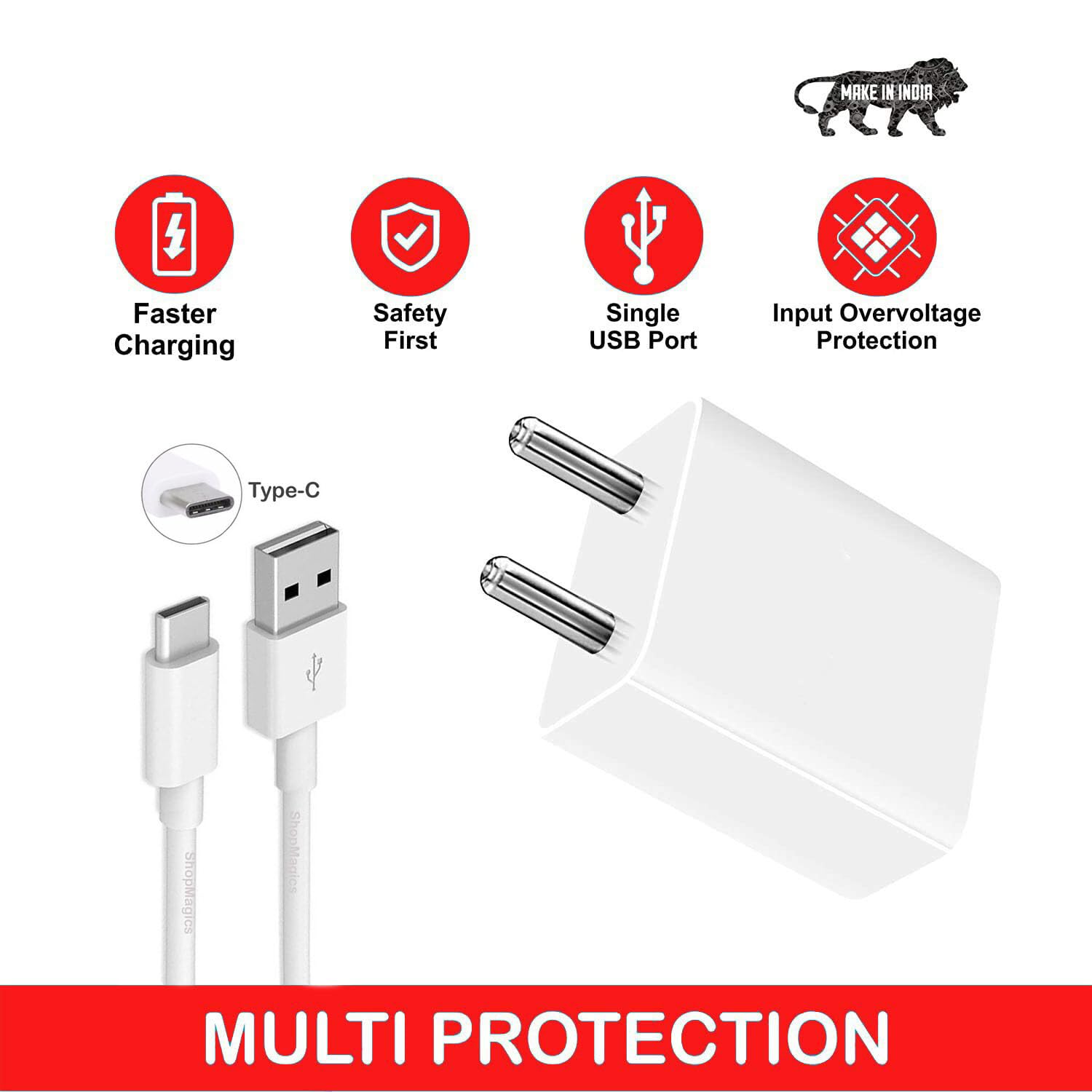 18W Fast Charger for Xiaomi Redmi 13C 5G / 13C | Original Adapter for ...